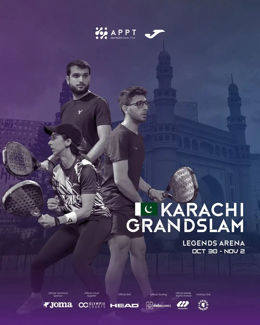 McDonald’s Karachi Grand Slam | Asia Pacific Padel Tour 2025 – Legends ...